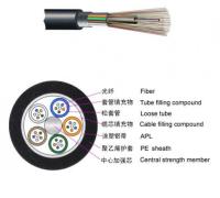 China GYTA Non Metallic Fiber Optic Cable PE Jacket Steel Armored Central Strength Member for sale