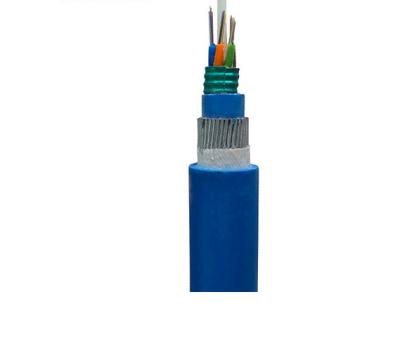 China Offshore Fiber Optic Flame Retardant Cable Direct Buried Single Mode 4 Core Long Life for sale