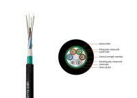 China Steel Tape Fire Rated Fibre Optic Cable Light Weight Aerial Armored for sale