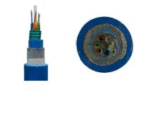 China Offshore Fiber Optic Flame Retardant Cable Direct Buried Single Mode 4 Core Long Life for sale