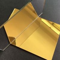 China 8K Gold Mirror Decorative Stainless Steel Sheet 201 202 304 316 OEM for sale