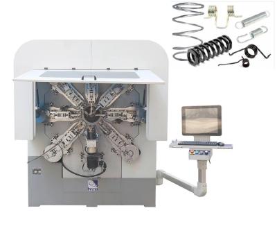 China 12 Axis 6mm CNC Spring Forming Machine Automatic With Wire Rotary for sale