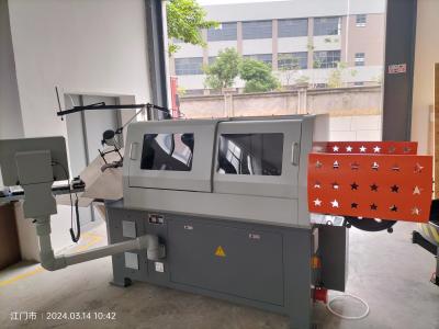 China Rotary CNC Wire Bending Machine , 8 Axis 2D / 3D Wire Bender 2-10mm for sale