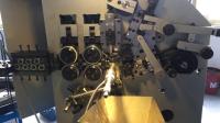 China Blue Wire Spring Making Machine 230pcs / Min Fast Speed With 100KG Decoiler for sale