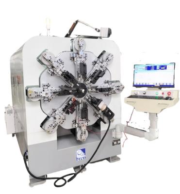China Automatic Multi-Function 12 Axes Computer Spring Coiling Machine 1-4mm Spring Making Equipment with Core Motor Component for sale