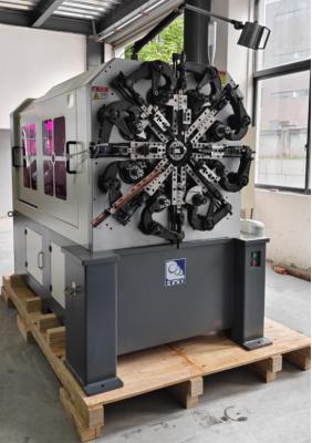 China Cam 4.0mm CNC Spring Making Equipment Sanyo Motor CE ISO9001 Blue Systems for sale