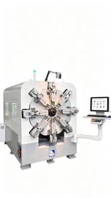 China Industrial Wire Forming Machine , High Speed 10 Axes Spring Bending Machine for sale
