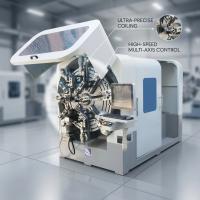 China CNC Control Spring Bending Machine 12 Axis With Flexible Safety Cutter for sale