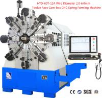 China 12 Axes Camless CNC Wire Spring Machine 2-6mm With Japan Motor for sale
