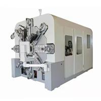 China Sanyo Servo Motor 12 Axis Camless Suspension Spring Former Wire Making Coiler Machine for sale