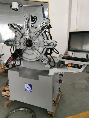 China Multifunction CNC 0.3 - 2.5mm Wire Forming Spring Making Machine With Servo Motor for sale