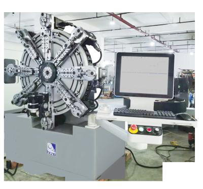 China 2.5mm CNC Wire Forming Machine Wire Spring Making Machine With Wire Rotary for sale
