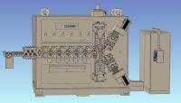 China High Speed Computerized Compression Spring Coiling Machine Coiler Machine For 8 - 20mm for sale