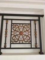 China Decorative Stair Handrail Ornamental Aluminum Fence Welded Powder Coated for sale