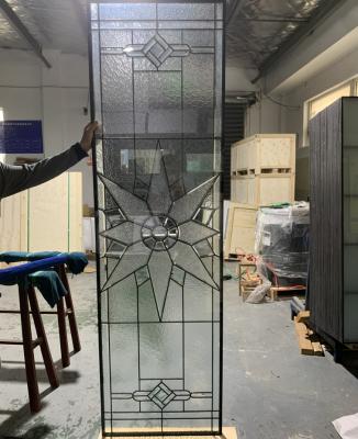China Customized Size  Door Glass Insert For entry Doors Patna Caming for sale