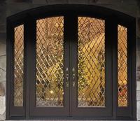 China 36x80 Entry Door Glass with Polished Finish and 3/4 Thickness for sale