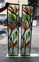 China Decorative Panel Glass Figured  Frosted  Stained for sale