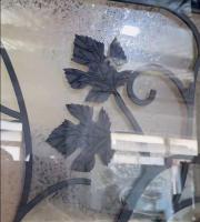 China Custom Wrought Iron Door Glass Inserts | Decorative Glass for Wood & Fiberglass Doorsdoors for sale