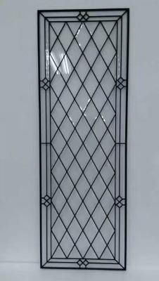 China 38MM Thick Decorative Pantry Doors With Glass Window Panels For Restaurant for sale