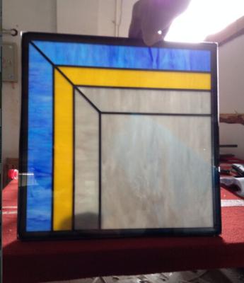 China 17MM 1in Craftsman Style Leaded Stained Glass Designs For Windows for sale