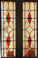 China 3.2MM 6MM Modern Stained Leaded Glass Windows For House Door Soldering Polishing for sale