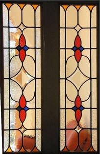 China 3.2MM 6MM Modern Stained Leaded Glass Windows For House Door Soldering Polishing for sale