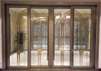 China Decorative Door Leaded Glass For Sliding Doors Exported American And Canada for sale