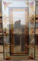 China Wonderful Stained Door Leaded Glass For Window Decorative Art Three Layers Glass For Home for sale