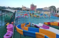 China Custom Kids Water Park Equipment with 500kg Capacity & 12+ Year Lifespan - Fiberglass Slides & Pool Integration for sale