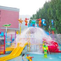China Lanchao Kids Water Park Playground with Fiberglass Water Slide - 500kg Capacity, 12+ Year Lifespan for sale