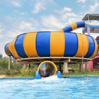 China 13.5m Height 4-Person Commercial Water Park Slide Equipment with 240 Guests/Hour Capacity and 500kg Load for sale
