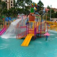 China Custom Weather Proof Outdoor Water Play Park Equipment 25m×23m×12m with 45KW Power and 500kg Capacity for sale