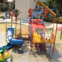 China Eco Friendly Outdoor Water Play Park 15m×11m×7m with 3 Slides and 11kW Power for Amusement Parks for sale
