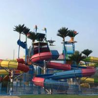 China Customized 15m Height Water Play Structures with 44KW Power and 500kg Capacity for Aquatic Splash Parks for sale