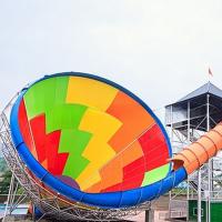 China Super Trumpet Water Slide Equipment - 14.5m Height, 360 Guests/Hour Capacity for Aqua Parks for sale