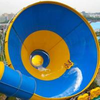 China Super Trumpet Water Slide Equipment - 14.5m Height, 360 Guests/Hour Capacity for Aqua Parks for sale