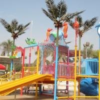 China Oxidation Resistant Aquatic Playground Equipment with 13.5m×9.5m×7m Dimensions and 500kg Capacity for sale