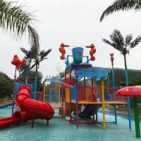 China Oxidation Resistant Aquatic Playground Equipment with 13.5m×9.5m×7m Dimensions and 500kg Capacity for sale