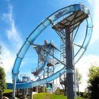 China Excited Outdoor Aqualoop Water Slide for Theme Water Park for sale