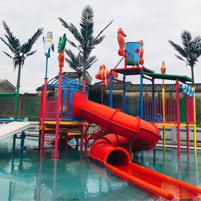 China Customizable Kids Outdoor Splash Water Playground 15m×11m×7m with 11kW Power and 500kg Capacity for sale