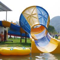 China Customised Tornado Water Slide 2 Person Water Slide Erosion Resistant for sale