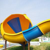 China Customised Tornado Water Slide 2 Person Water Slide Erosion Resistant for sale
