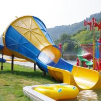China Customised Tornado Water Slide 2 Person Water Slide Erosion Resistant for sale