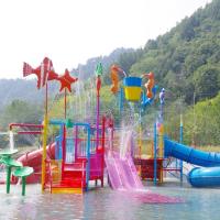 China ISO9001 Certified Outdoor Splash Park Equipment with 18m×16m×8m Dimensions and 500kg Capacity for sale