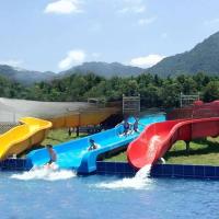 China Sturdy Summer Kids And Adults Amusement Park Water Slide Fade Resistance for sale