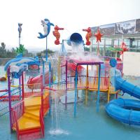 China Ocean Kids Splash Water Playground House 18m x 16m x 8m with 11KW Power and 500kg Capacity for Amusement Parks for sale