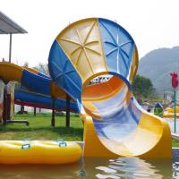 China Sturdy Summer Kids And Adults Amusement Park Water Slide Fade Resistance for sale