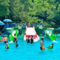 China Large Capacity Amusement Park Water Slide Hotel Water Slide Wear Resistance for sale