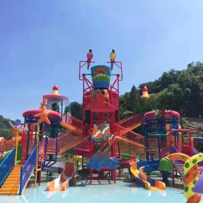 China Custom OEM/ODM Fiberglass Water Play Equipment with 15m Height and 44KW Power for Amusement Parks for sale