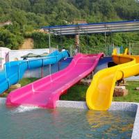 China Family Friendly Amusement Park Water Slide Indoor Outdoor UV Resistant for sale